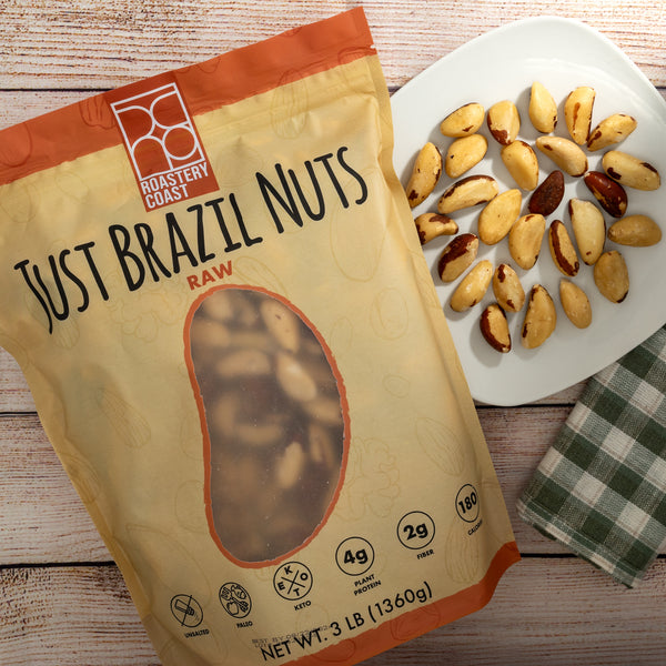 Brazil Nuts | Raw | Whole | 3lbs – Roastery Coast