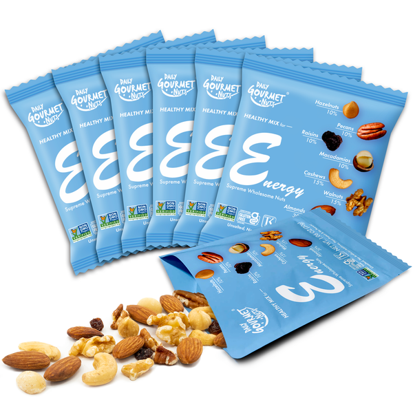 Daily Gourmet Nuts - Energy Mix Healthy Trail mix - 24 and 48 pack ...