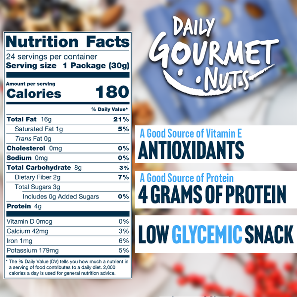 Daily Gourmet Nuts - Energy Mix Healthy Trail mix - 24 and 48 pack ...